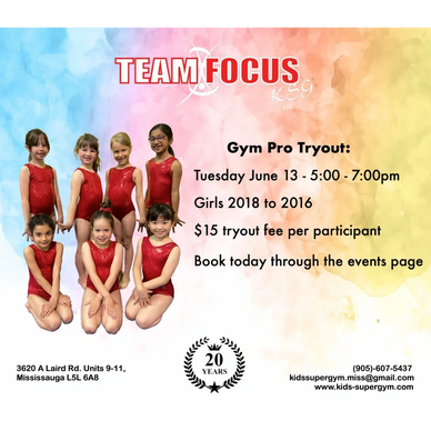 TEAM FOCUS TRYOUTS