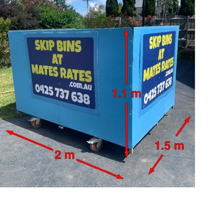 3 cubic meter skip bin hire, up to 5 days.