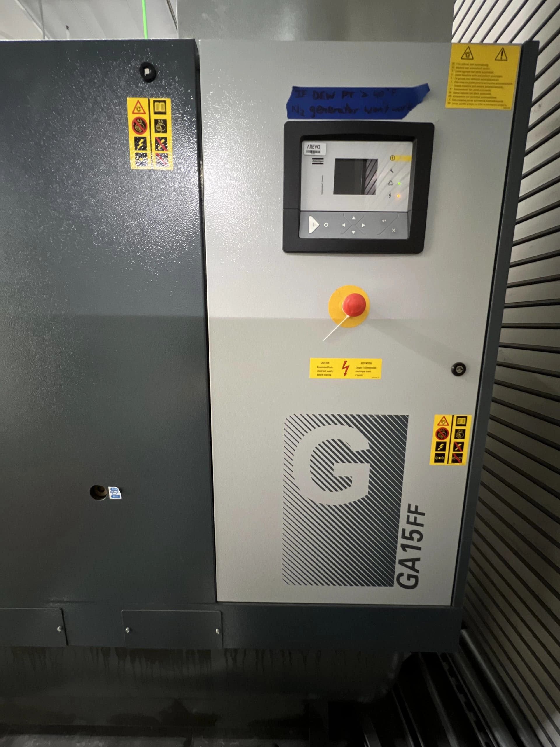 RTI gets a new backup air compressor!