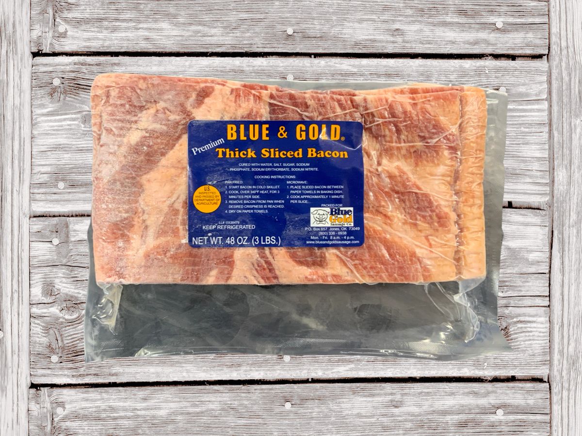 Blue & Gold Thick Sliced Bacon 3lbs
