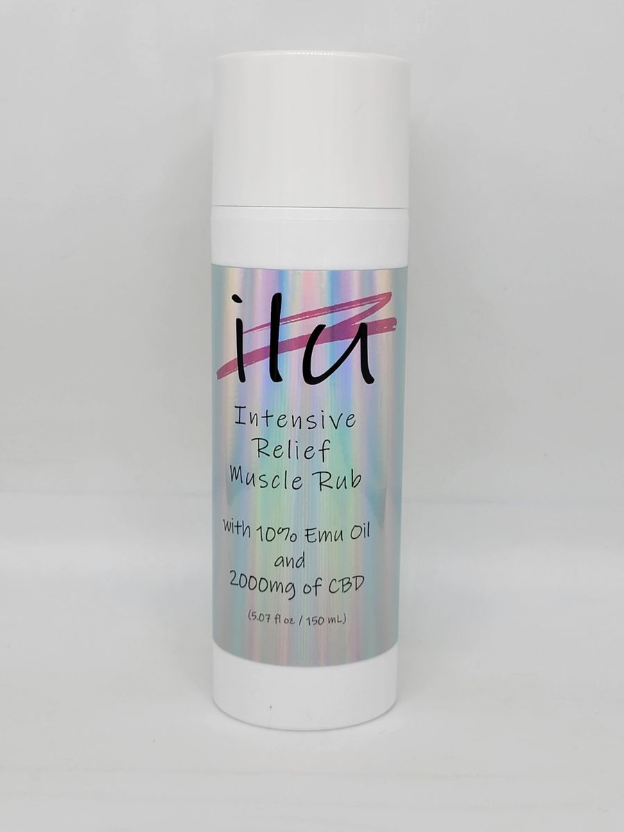Intensive Relief Muscle Rub with Emu Oil and 2000mg of CBD