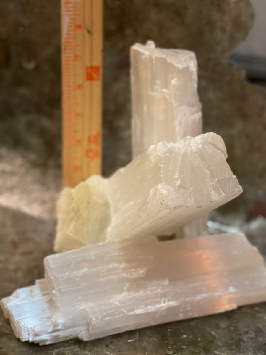 Selenite Crystal Block