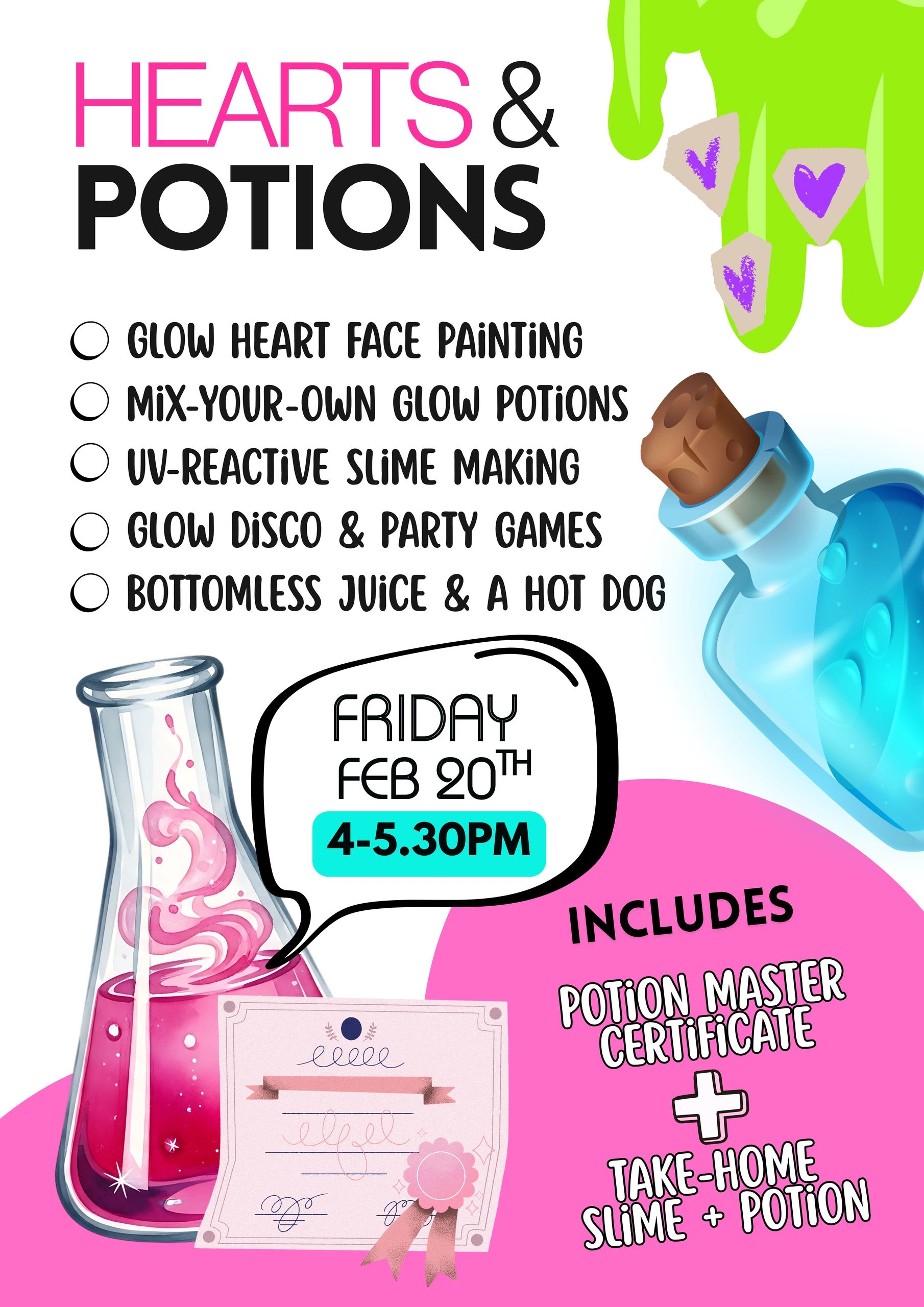 HEARTS & POTIONS Valentines GLO Session