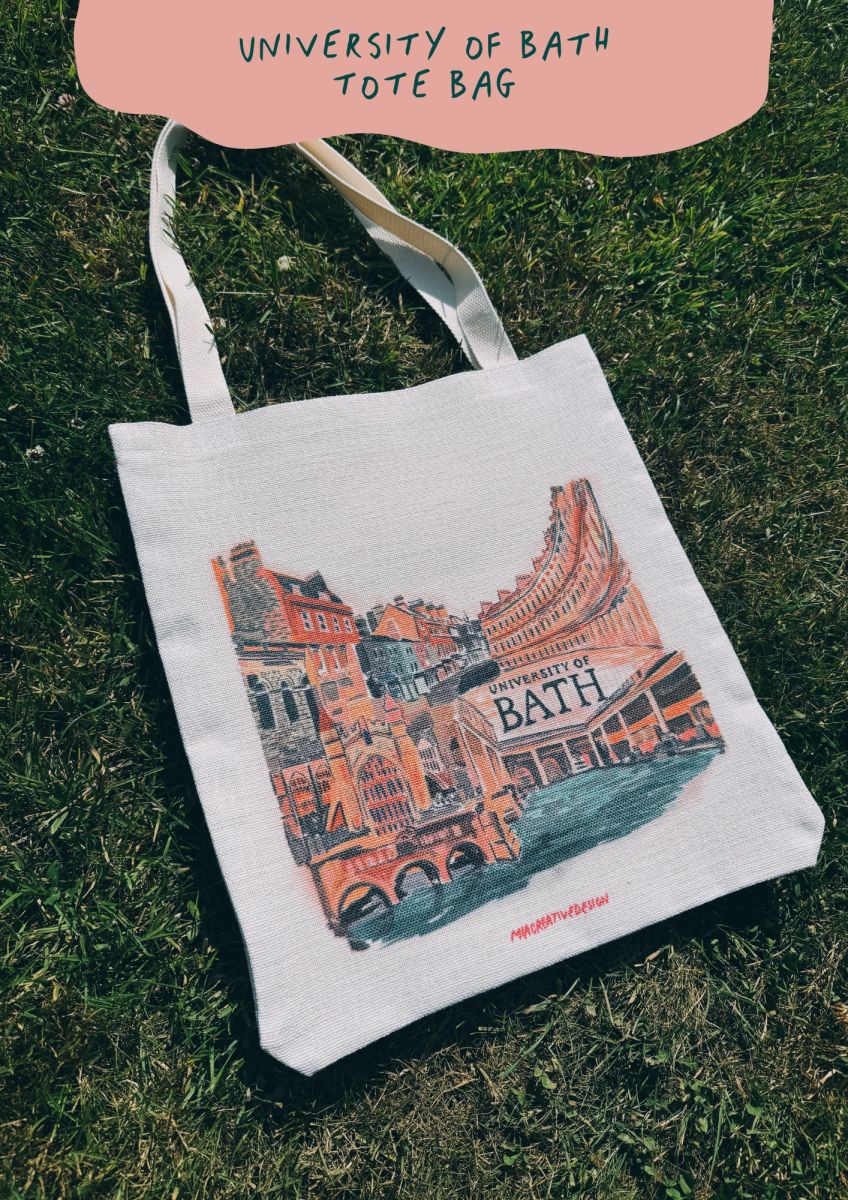 Bath University Linen Tote Bag