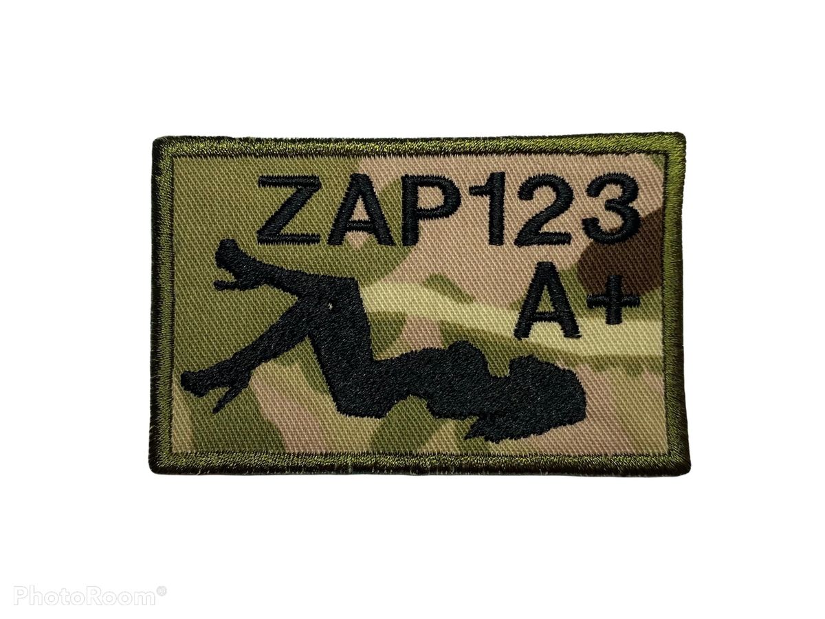 Personalised Embroidered Zap Patch Beaut Woman