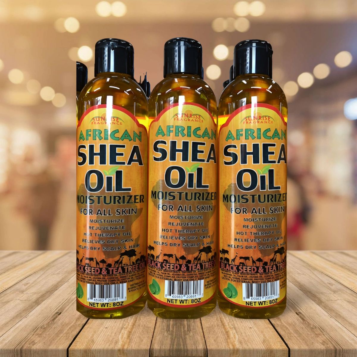 African Shea Oil with Black Seed and Tea Tree