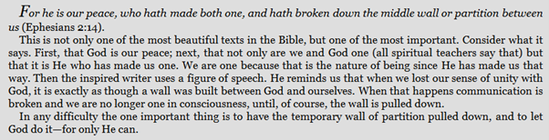 June 1 – THE MIDDLE WALL OF PARTITION