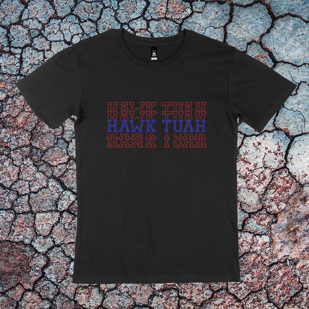 Hawk-Tuah 3d Font T-Shirt 13