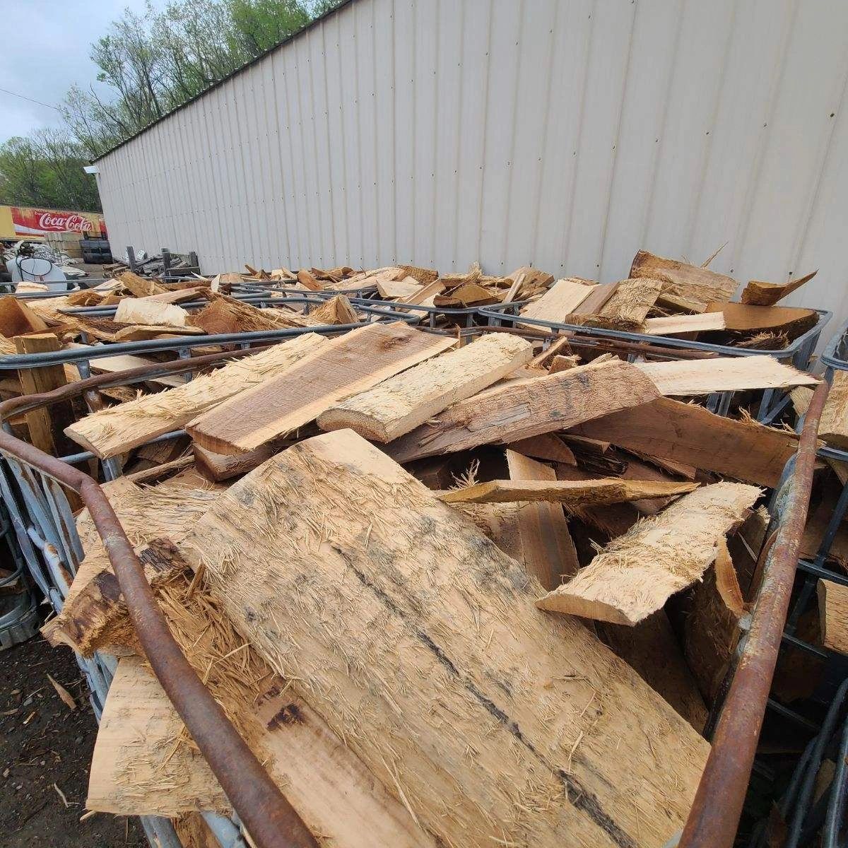 Cut And Debarked Slabwood