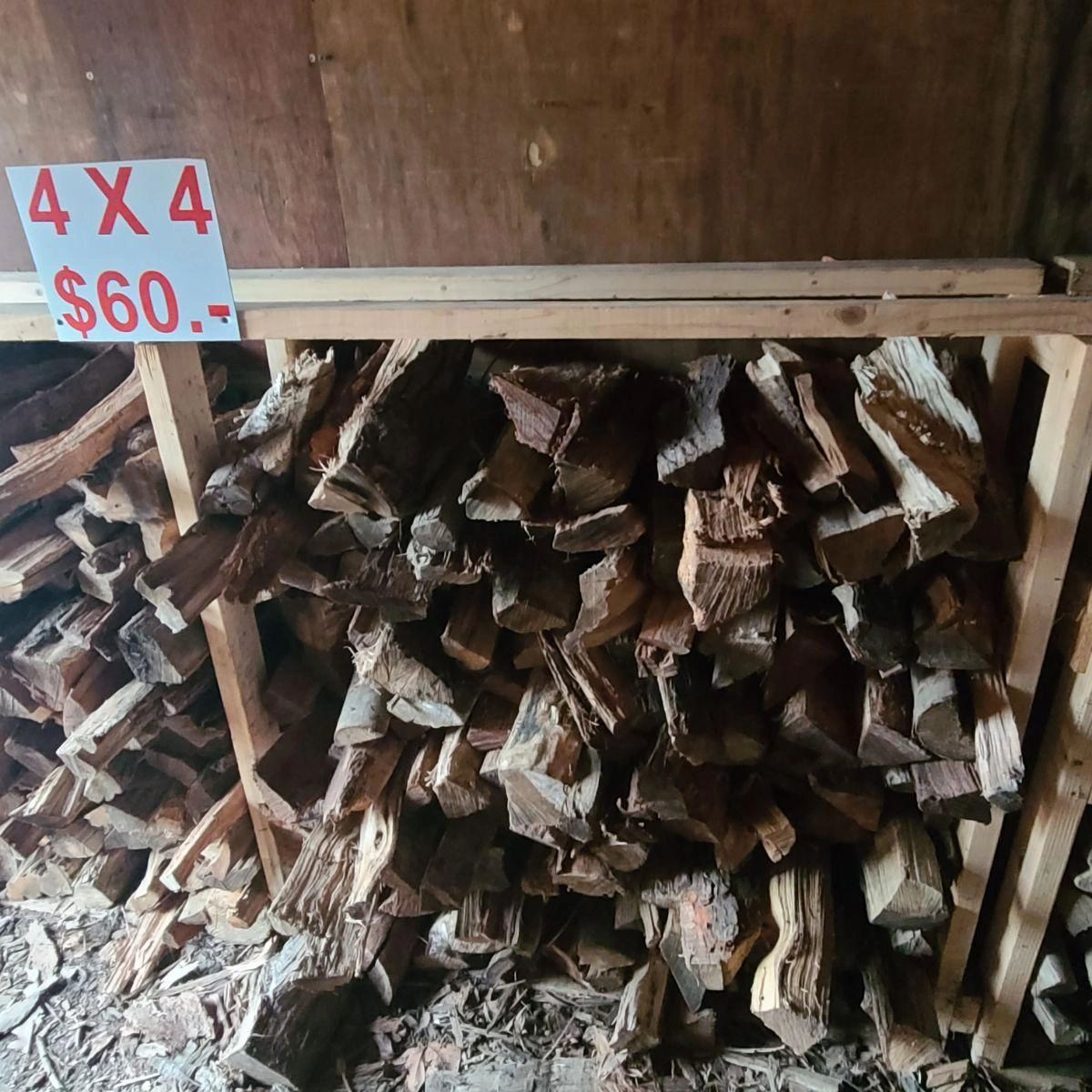 Split Hardwood 4ft x 4ft. Rack