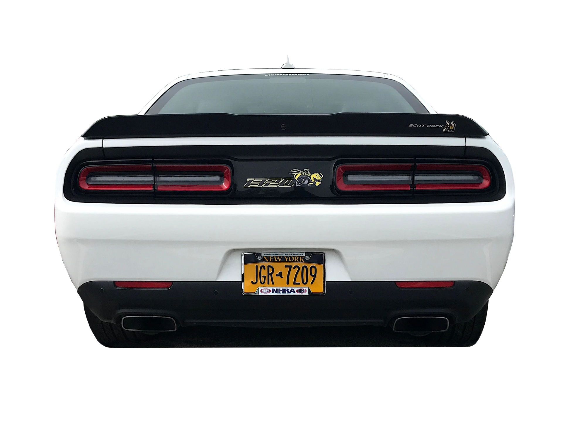 Help with factory placement of Scat Pack emblem on rear spoiler ...