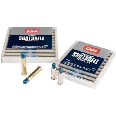 CCI Shotshell .22LR Ammunition #12 Shot 31 Grains