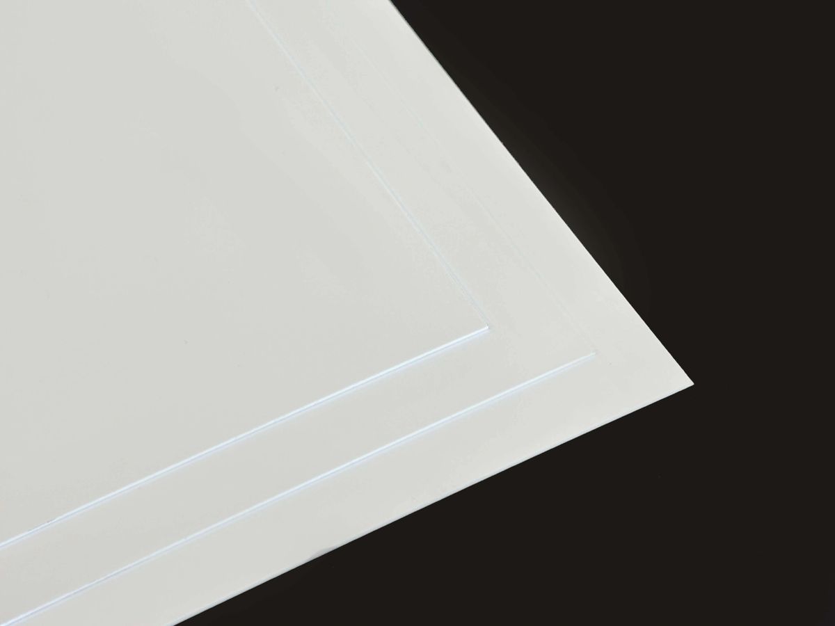 .030 THICK - 100 SHEETS WHITE STYRENE PLASTIC FOR SV 1217 SERIES