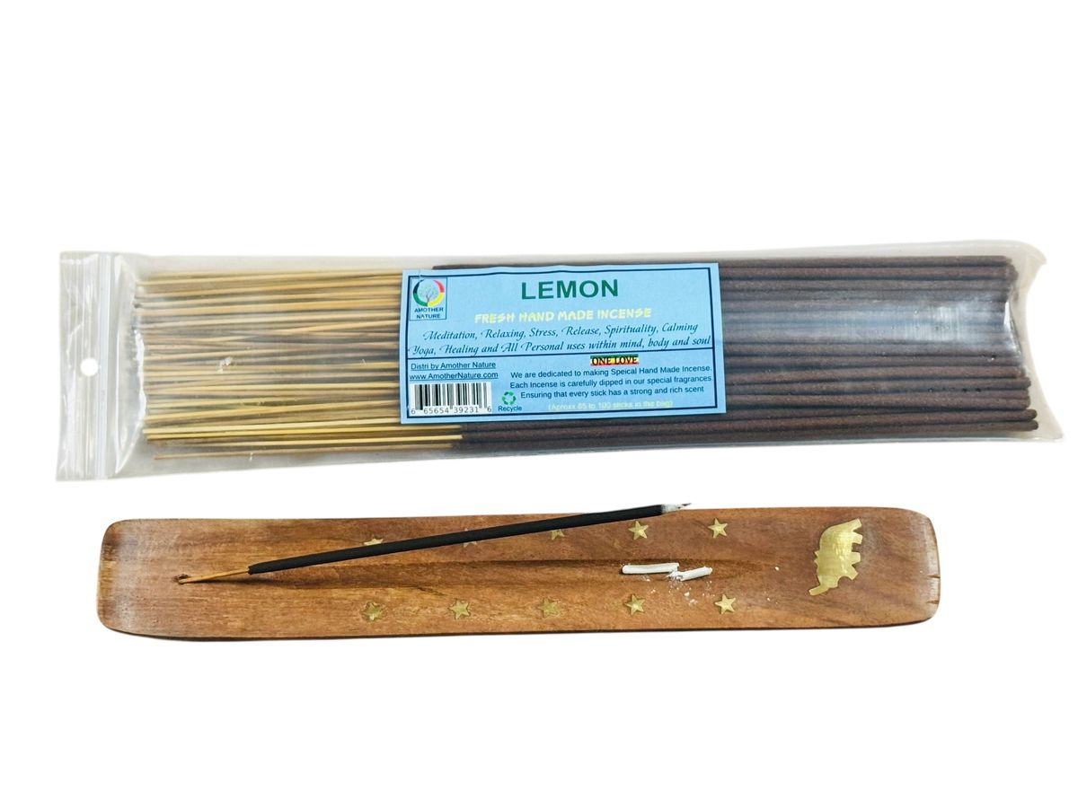 Lemon Incense -Fresh Hand Made (85-100 Sticks per Pack)- (4 Packs) @ $2 ...