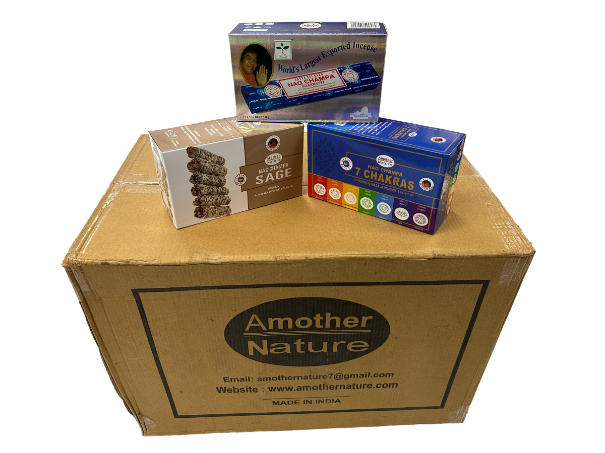 Wholesale Master Carton 15 grams (50 Boxes/Carton) Mix & Match Incense
