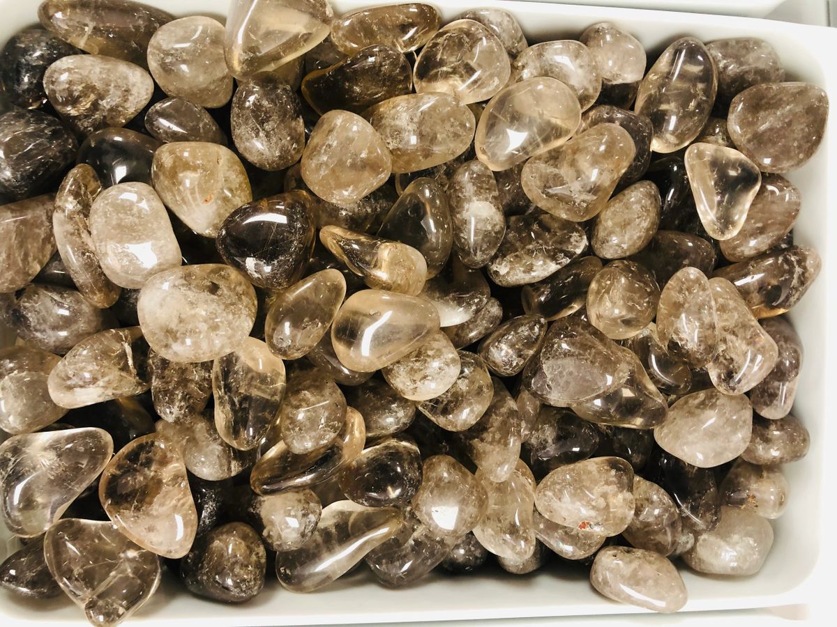 Wholesale Smoky Quartz Tumbled Stone (1 Pound)