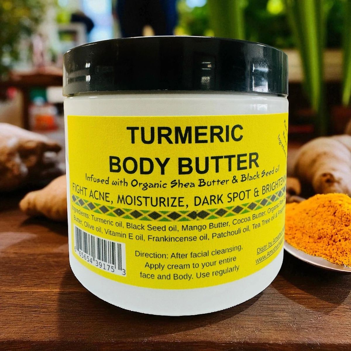 Wholesale Turmeric Body Butter Infuse with Organic Shea Butter & Black ...