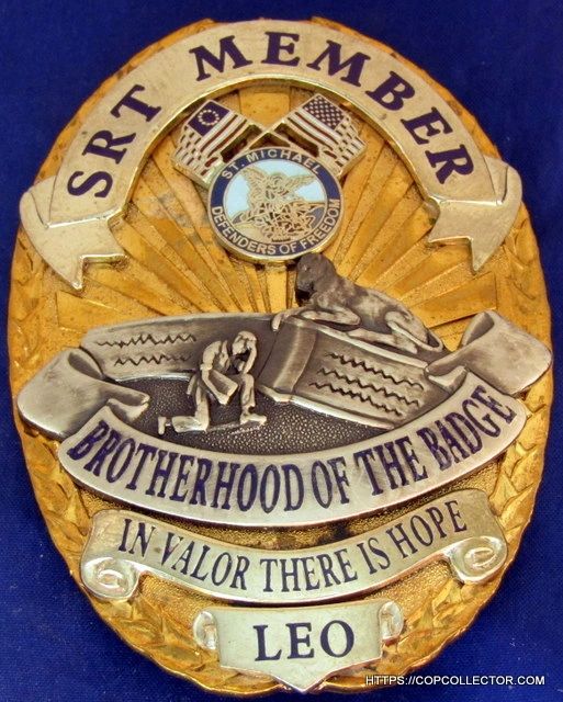 BROTHERHOOD OF THE BADGE SPECIAL RESPONSE TEAM BADGE