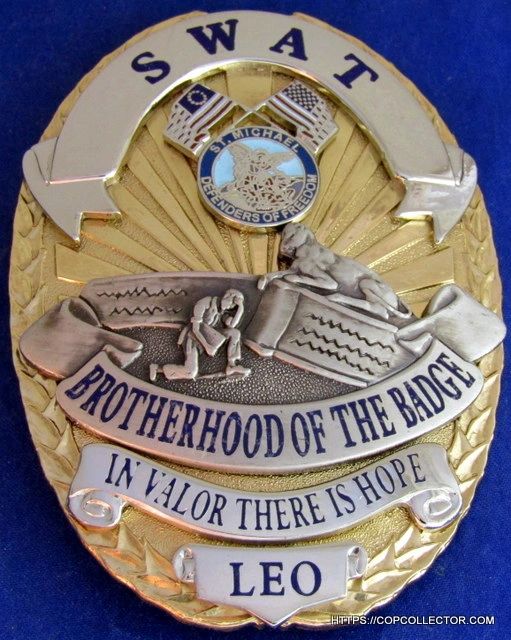 BROTHERHOOD OF THE BADGE SWAT TEAM BADGE