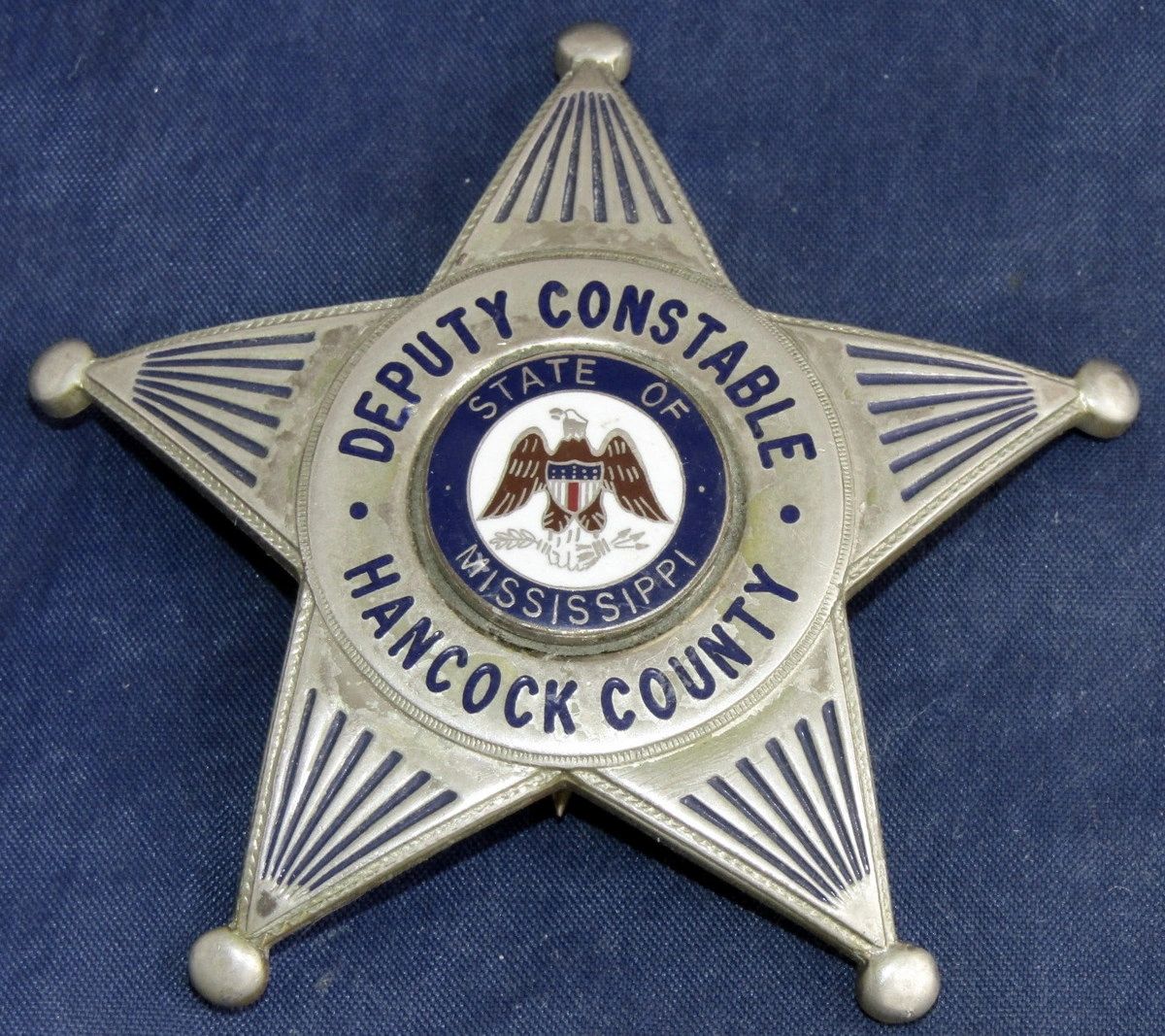 HANCOCK COUNTY, MISSISSIPPI DEPUTY CONSTABLE BADGE