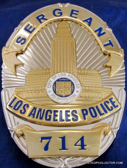 LAPD SERGEANT BADGE #714 (SGT JOE FRIDAY DRAGNET BADGE) CANNOT BE ...