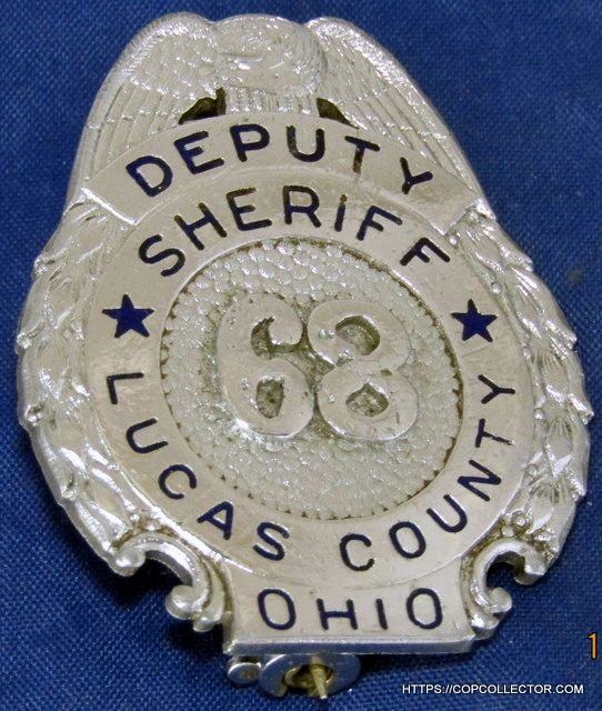 LUCAS COUNTY, OHIO DEPUTY SHERIFF BADGE