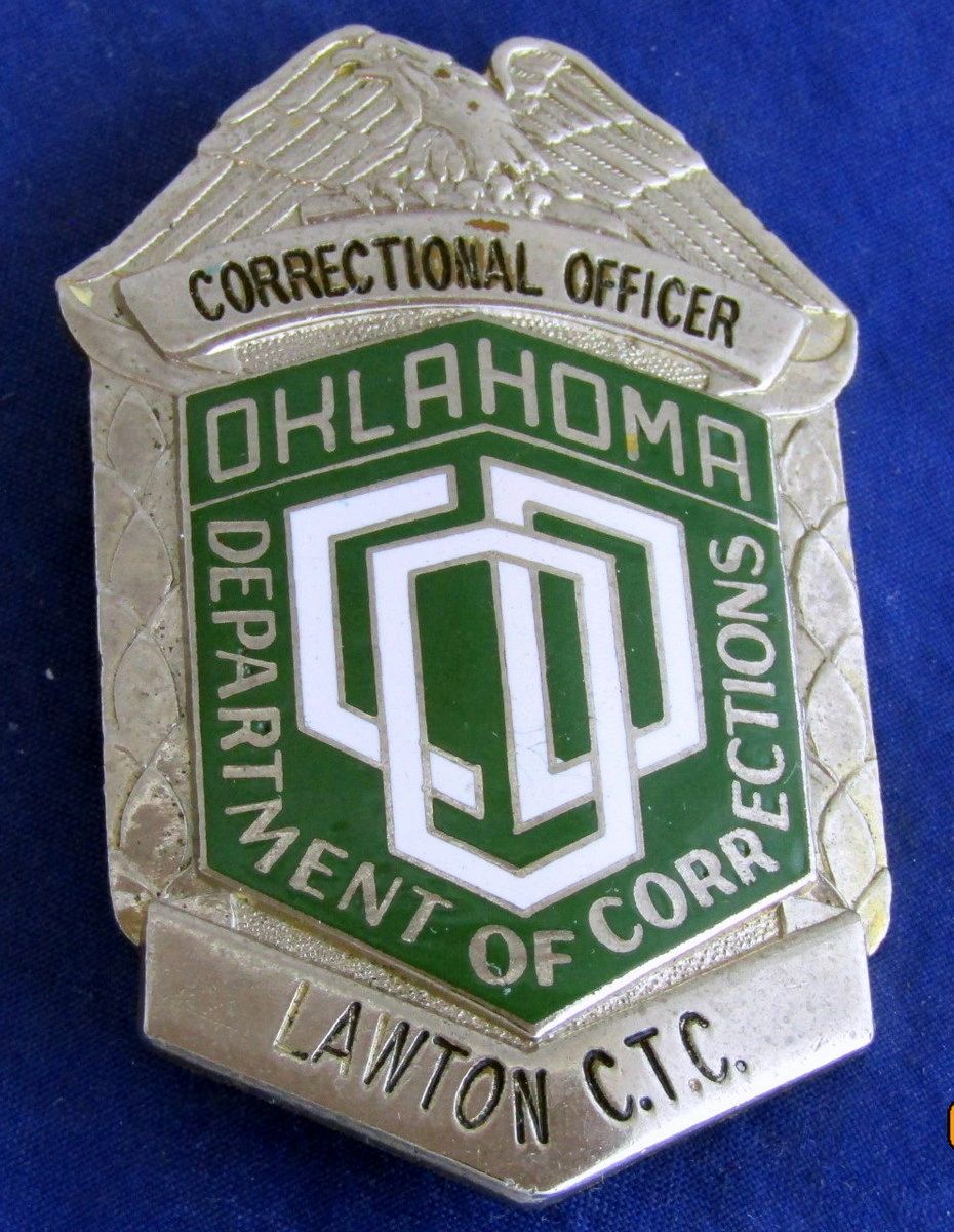 OKLAHOMA CORRECTIONAL OFFICER BADGE (Lawton Ctr.)