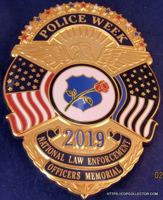 POLICE WEEK 2019 COMMEMORATIVE BADGE