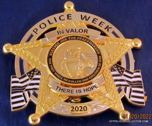 POLICE WEEK 2020 COMMEMORATIVE BADGE