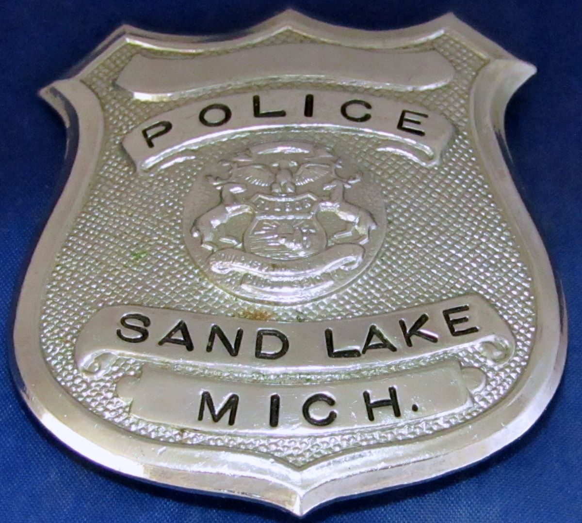 SAND LAKE, MICHIGAN POLICE BADGE