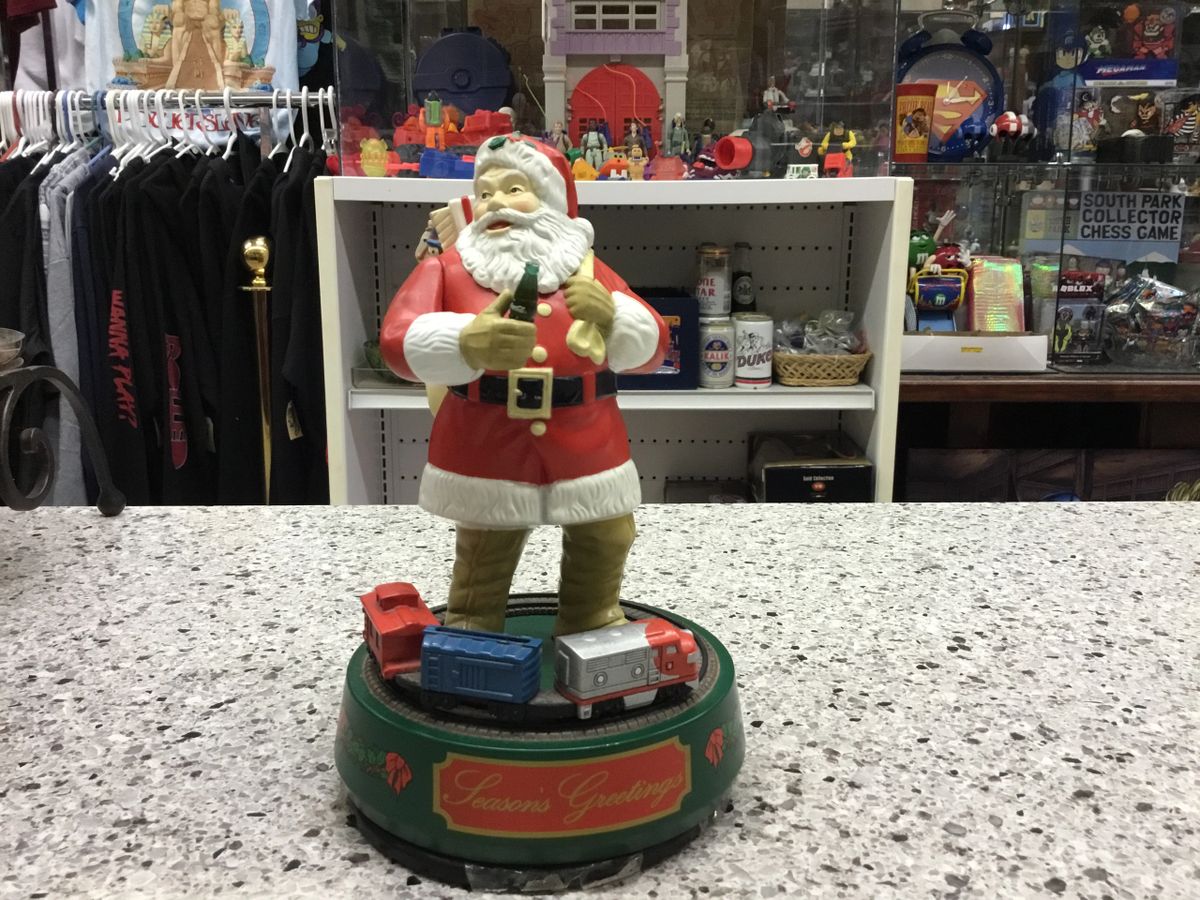 Coca Cola Santa Coin Bank 9”
