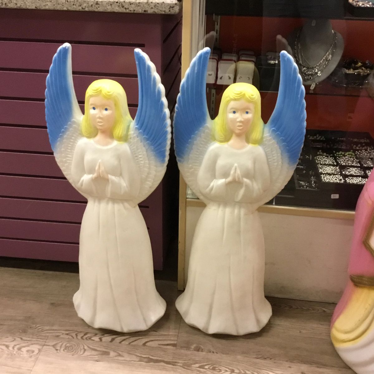 .#652 Angel blow molds. 2 available. Priced each