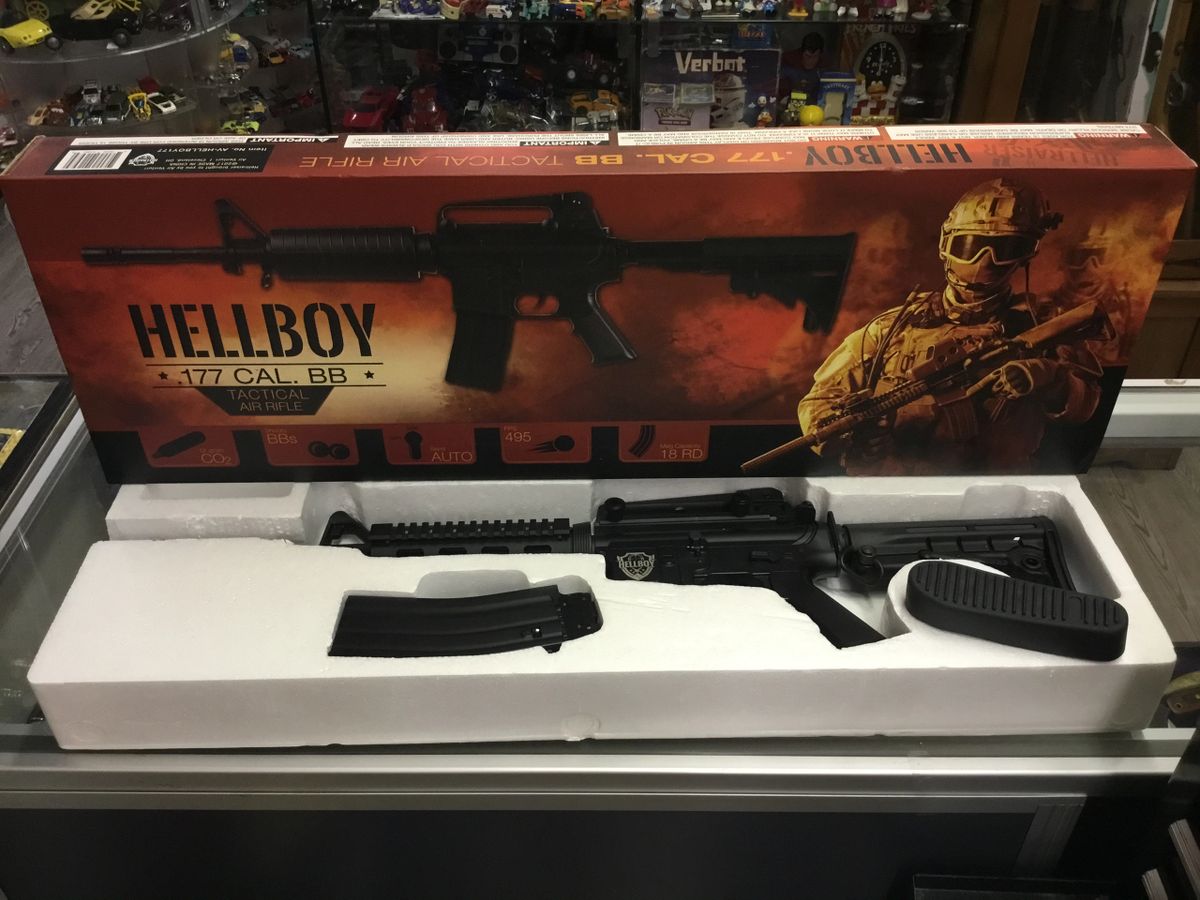 Hell boy tactical BB gun co2 semi automatic. Untested.
