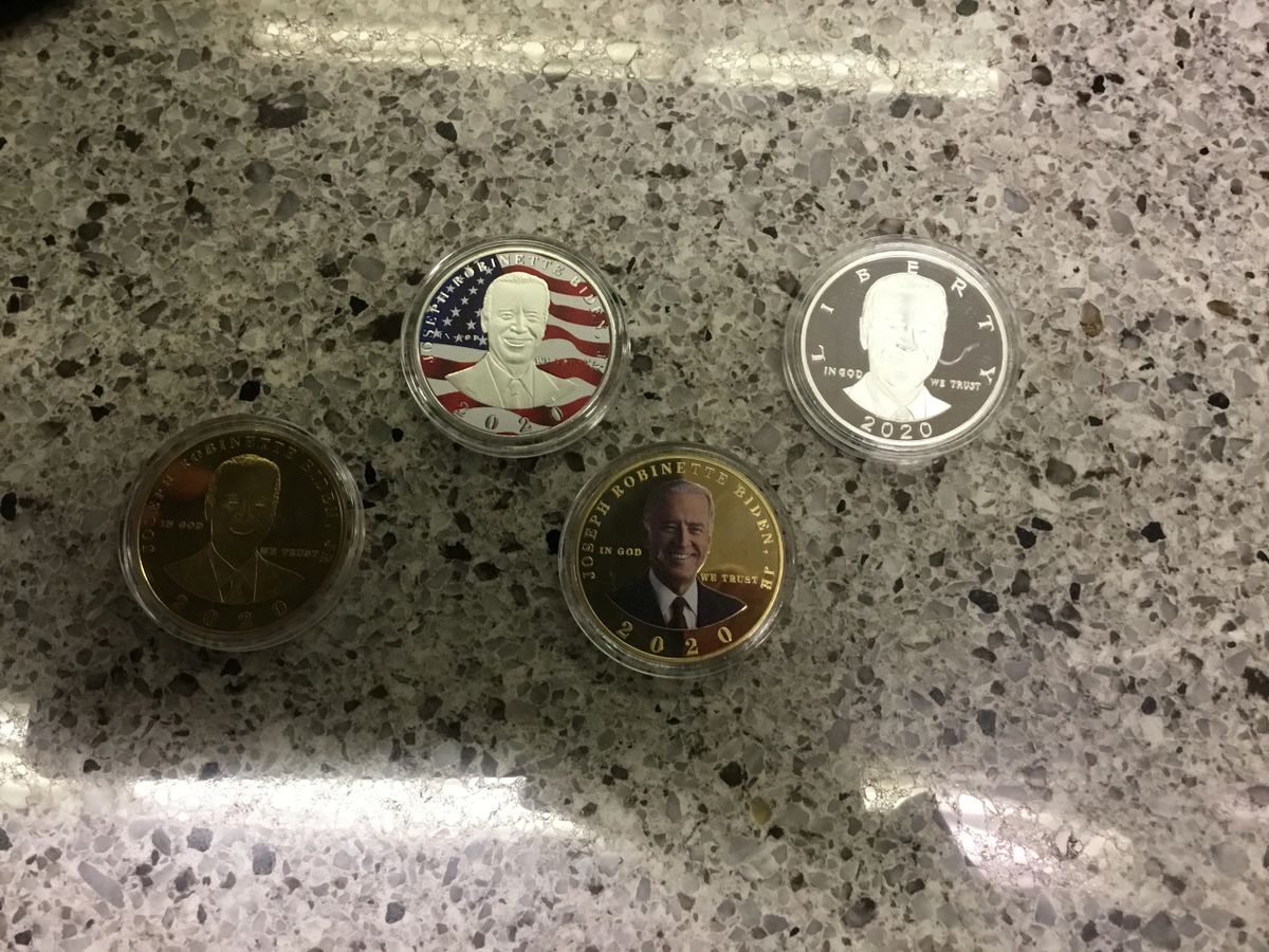 President Biden Novelty Coins $10 each @store