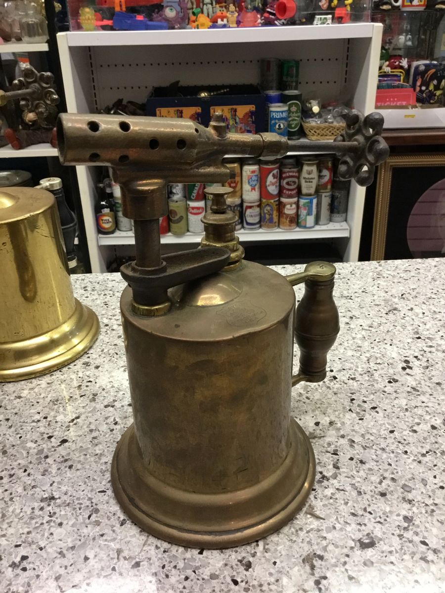 .Antique Blow Torch brass Clayton lambert. #2