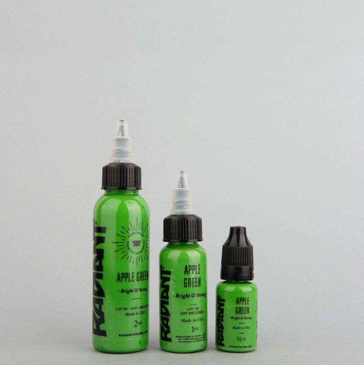 APPLE GREEN RADIANT TATTOO INK