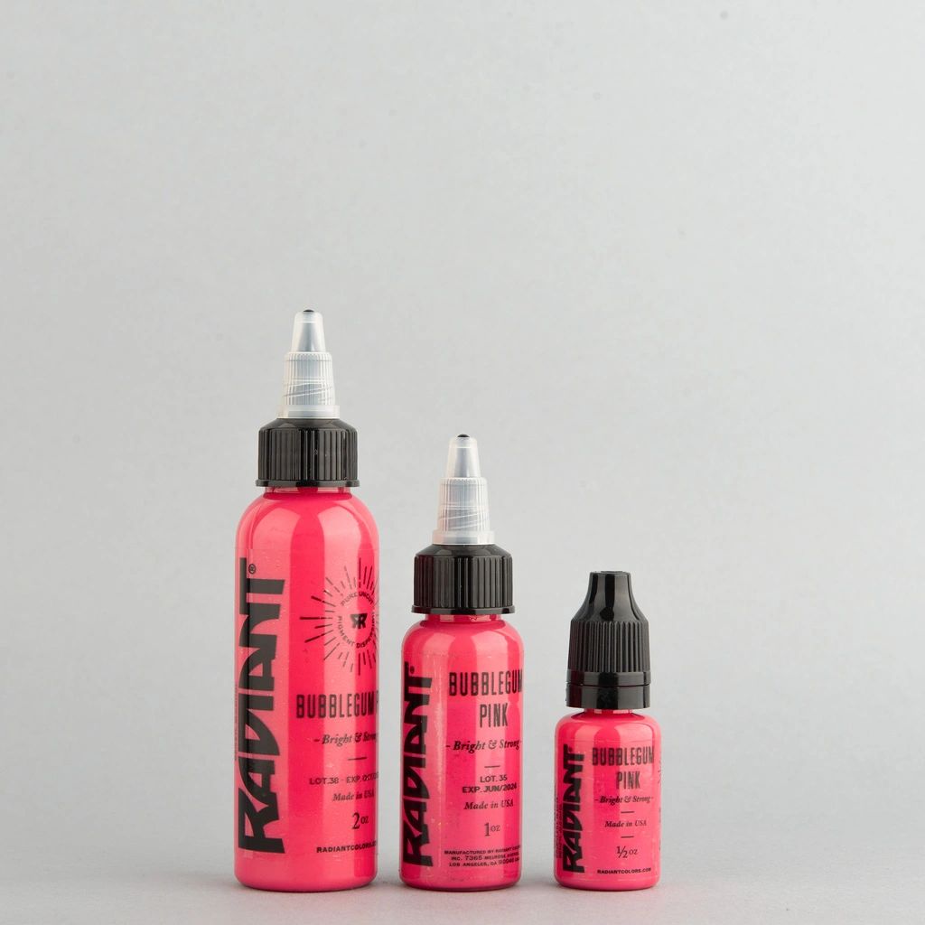 BUBBLEGUM PINK RADIANT TATTOO INK