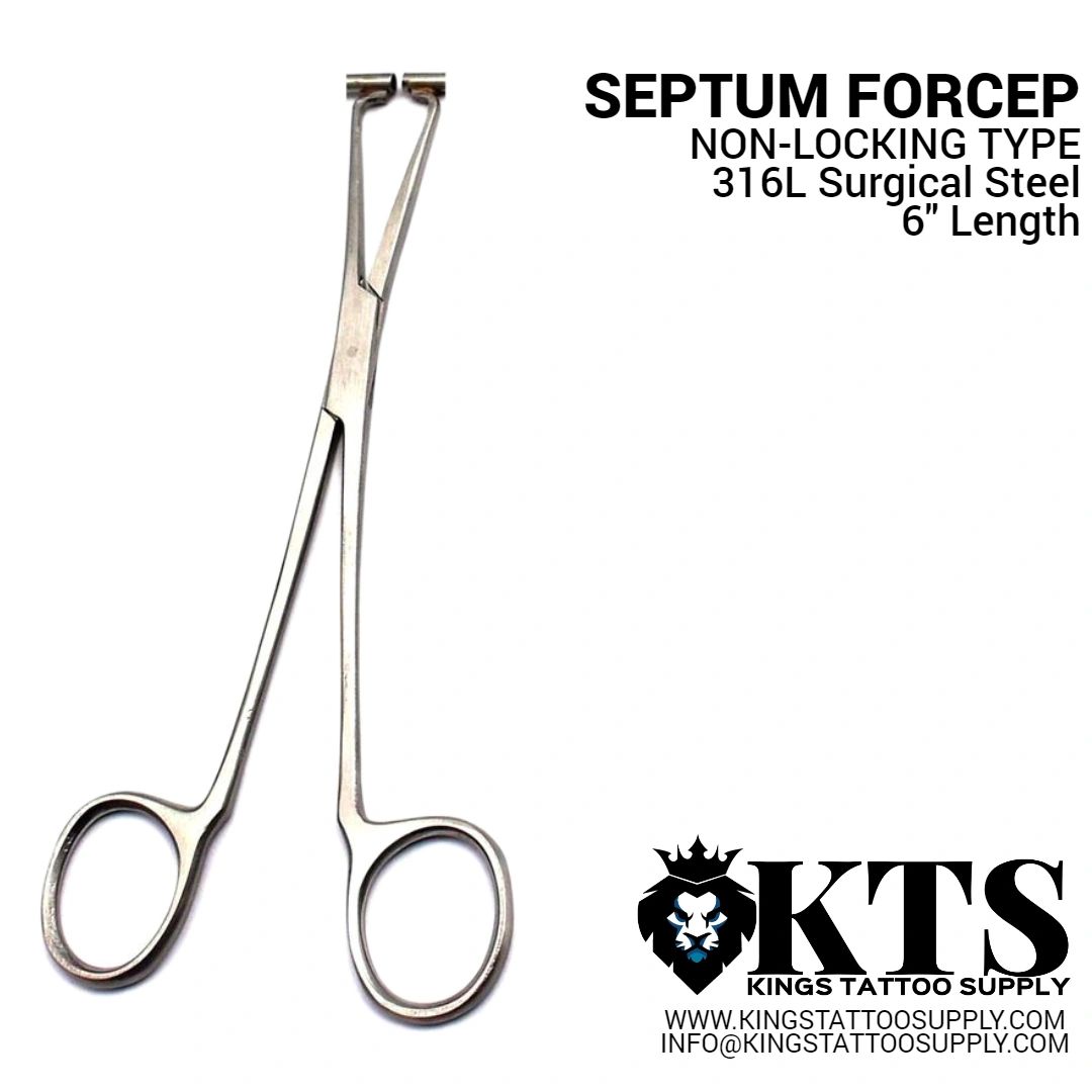 SEPTUM NON LOCKING PIERCING FORCEPS