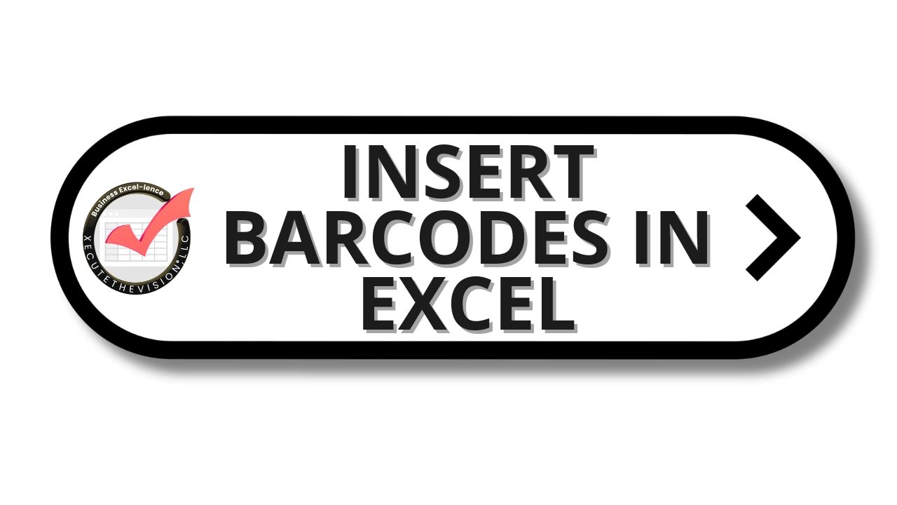 How to Get The Excel Barcode Font and Insert Barcodes in Excel