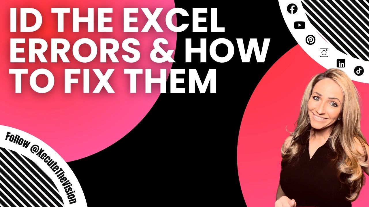 All about Excel errors and how to fix them