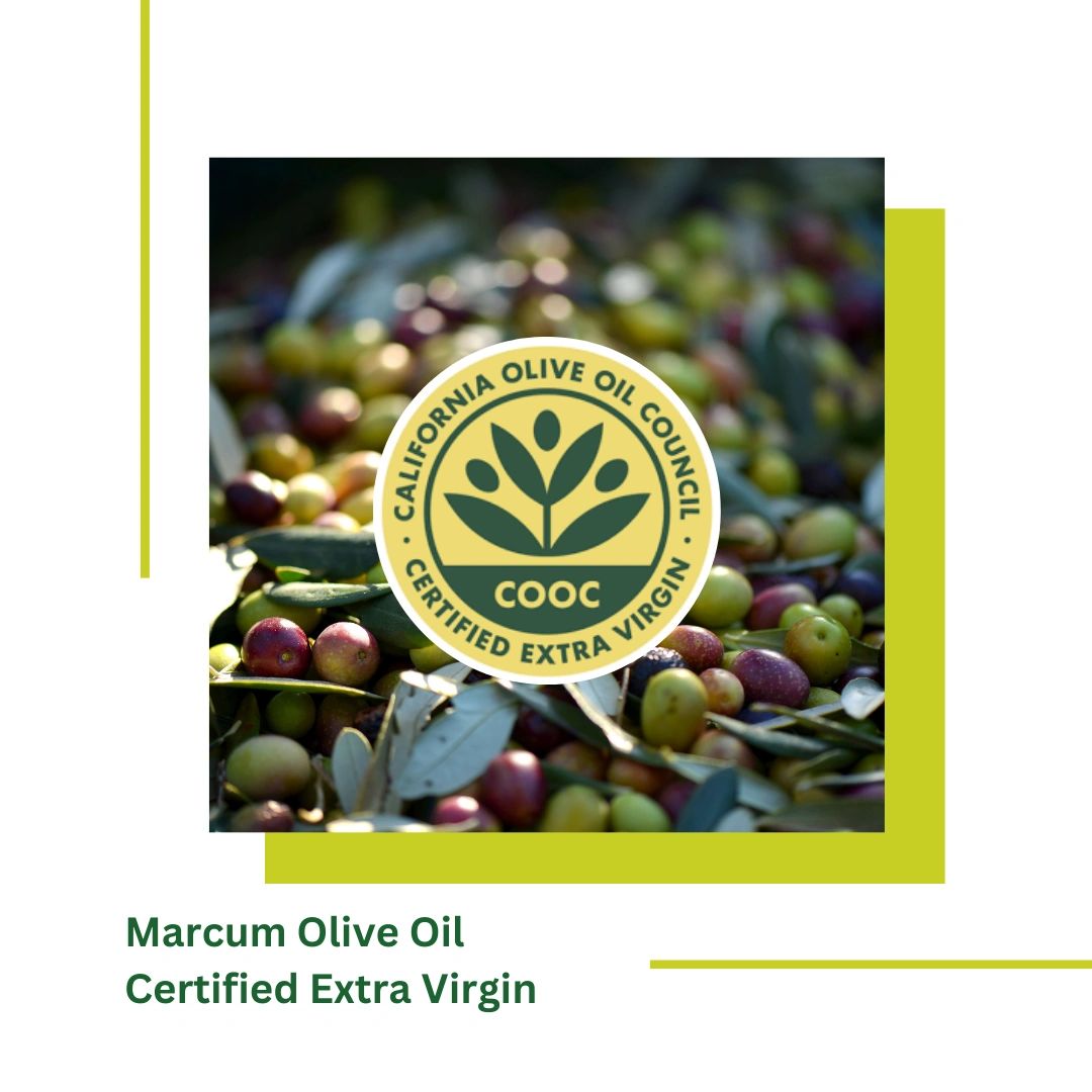 Marcum Olive Oil Earns EVOO Certification--A Mark of Excellence!