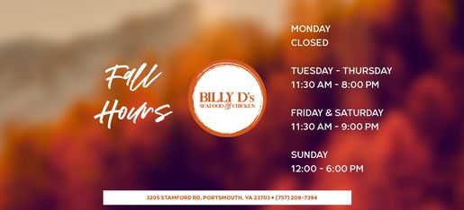Billy D's Seafood & Chicken