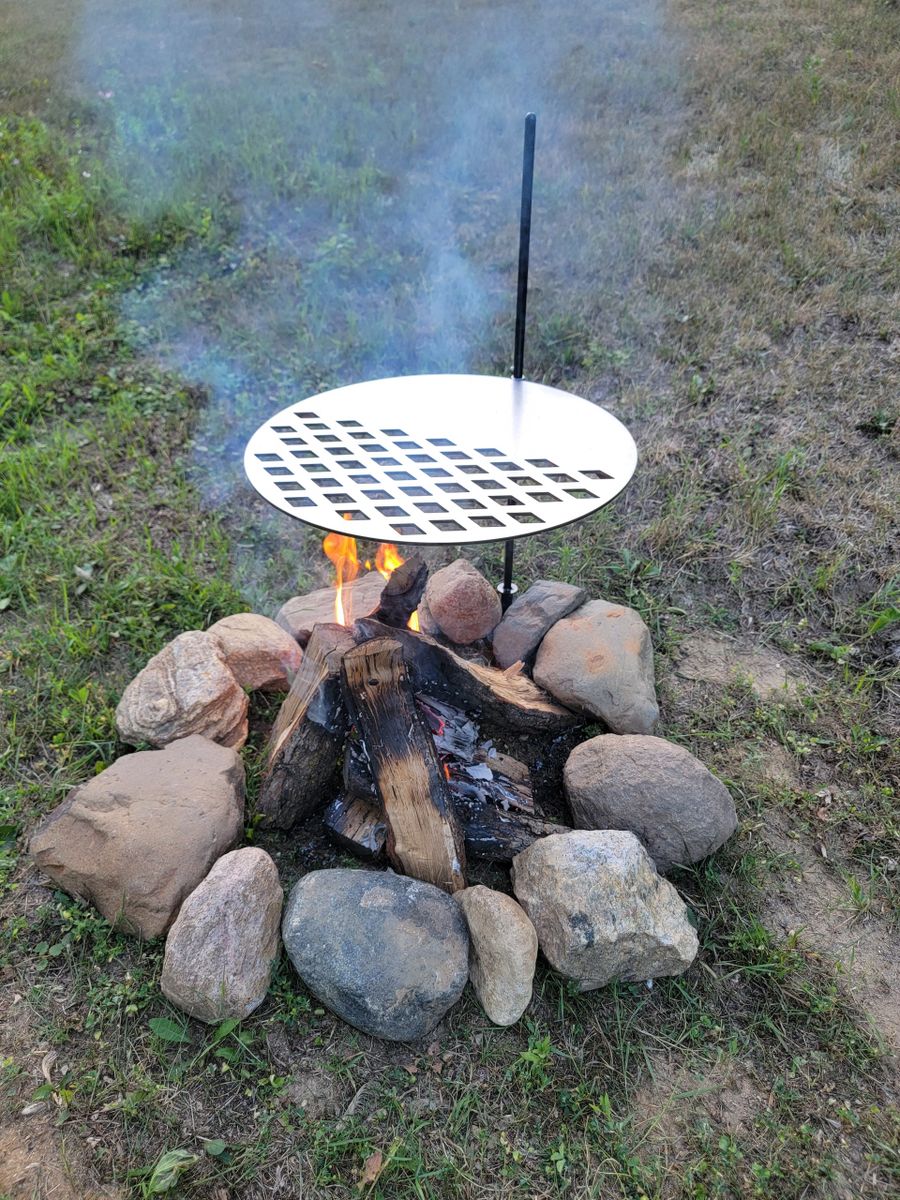 Outfitter's Edge™ Adjustable 22" Round Grill / Skillet Grate