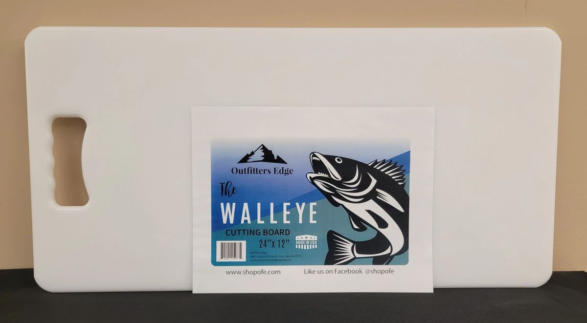 Outfitter's Edge™ 12" x 24" x 1/2" Walleye ( HDPE ) Cutting Board