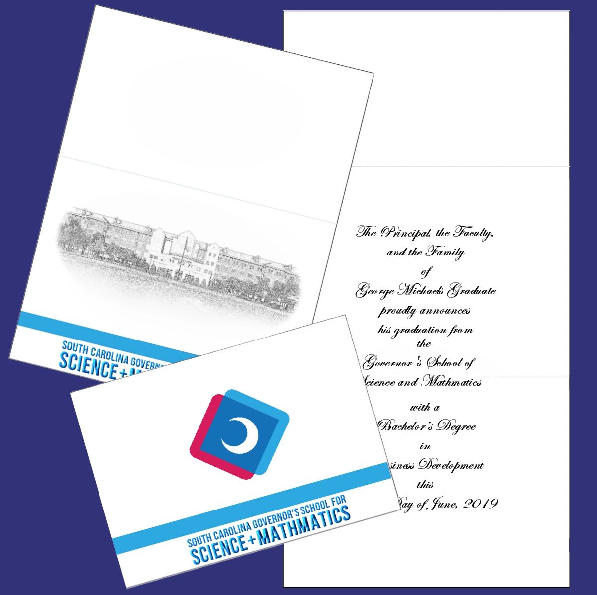 703 GSSM Personalized Graduation Announcements 25