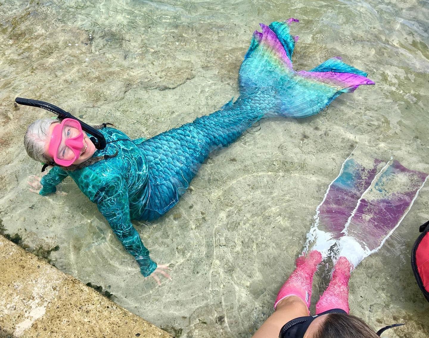 Mermaid Diver Transformation