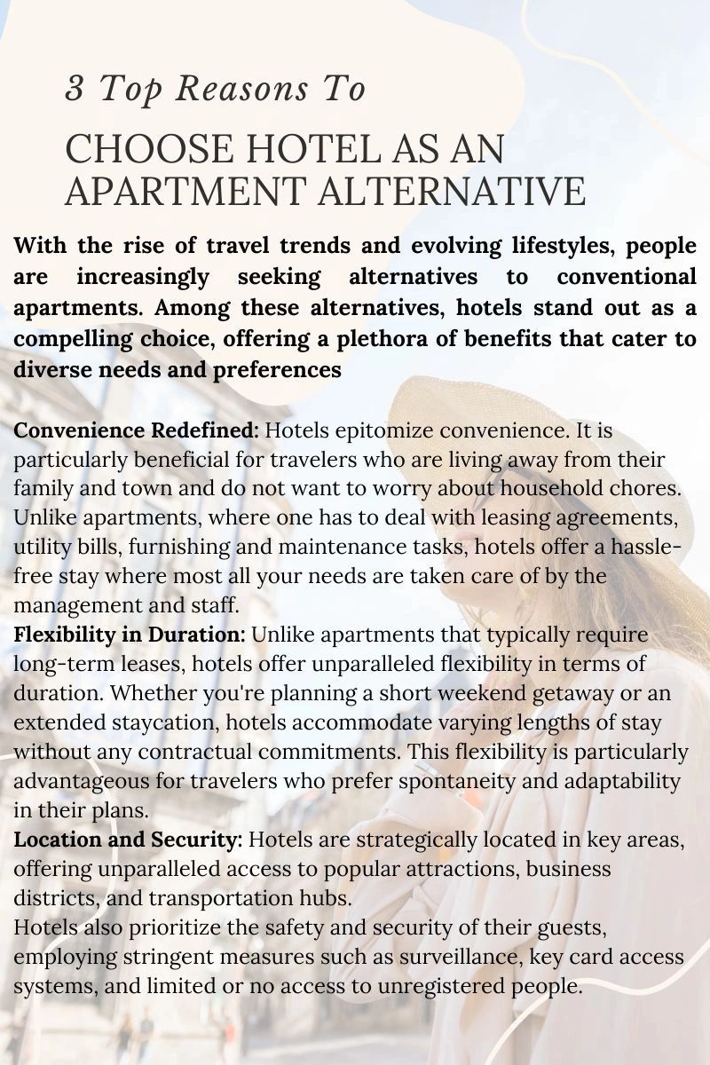 Living in a Hotel Setting- Furnished Rental for Mid Term Stay