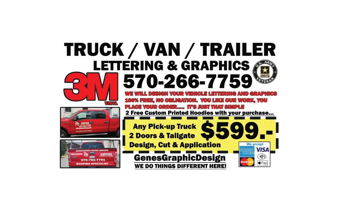 Graphic, Logo and Postcards Design Services in Pennsylvania | Gene's ...