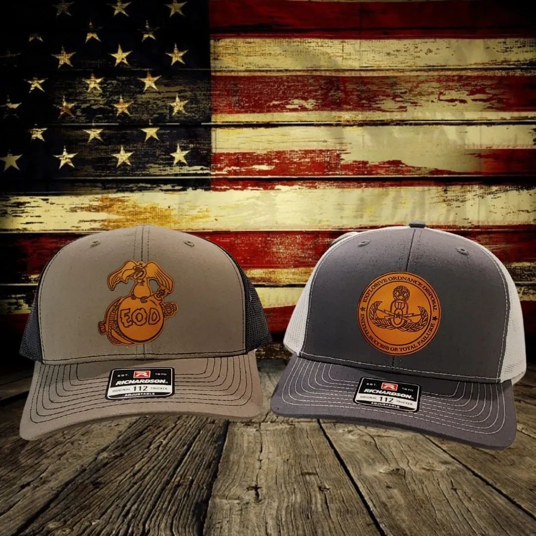 Leather Patch| EOD Patches| Richardson 112 Hat