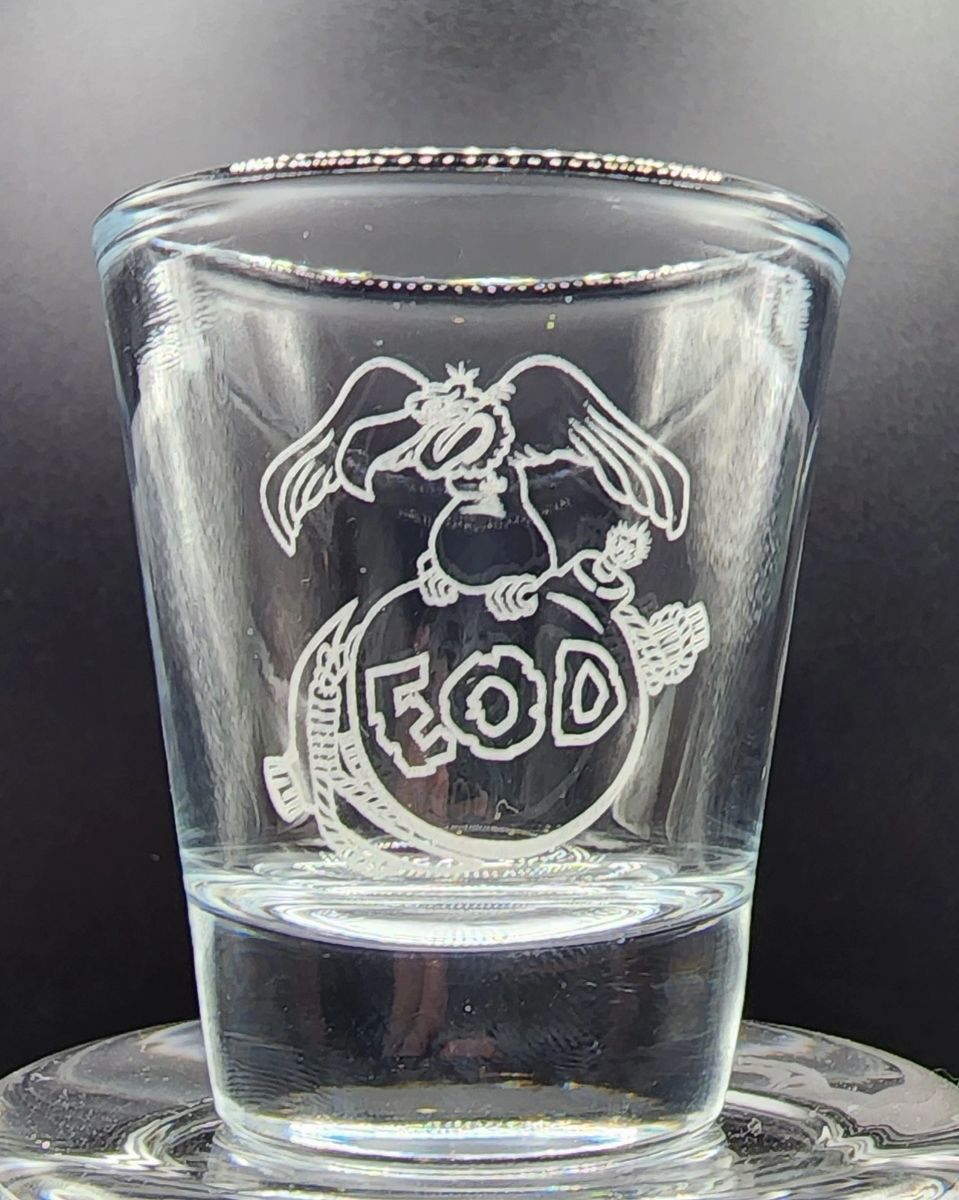 Buzzard Bomb & Pick Shot Glass